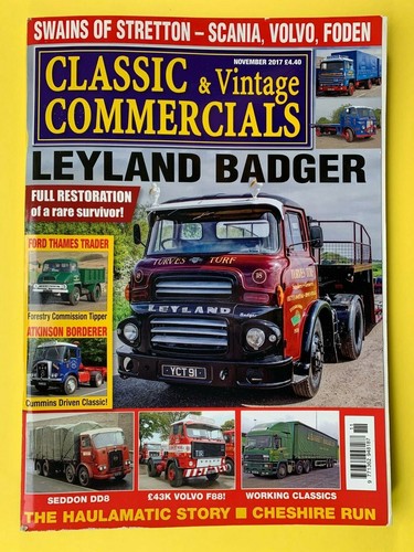 Clásico Y Vintage Anuncios Revista - Nov 2017 - Leyland Badger - Seddon ...