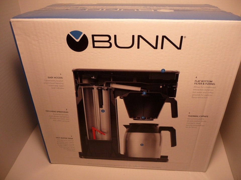 BUNN CSB3T 10 Cups Speed Brew Platinum Thermal Coffee Maker | eBay