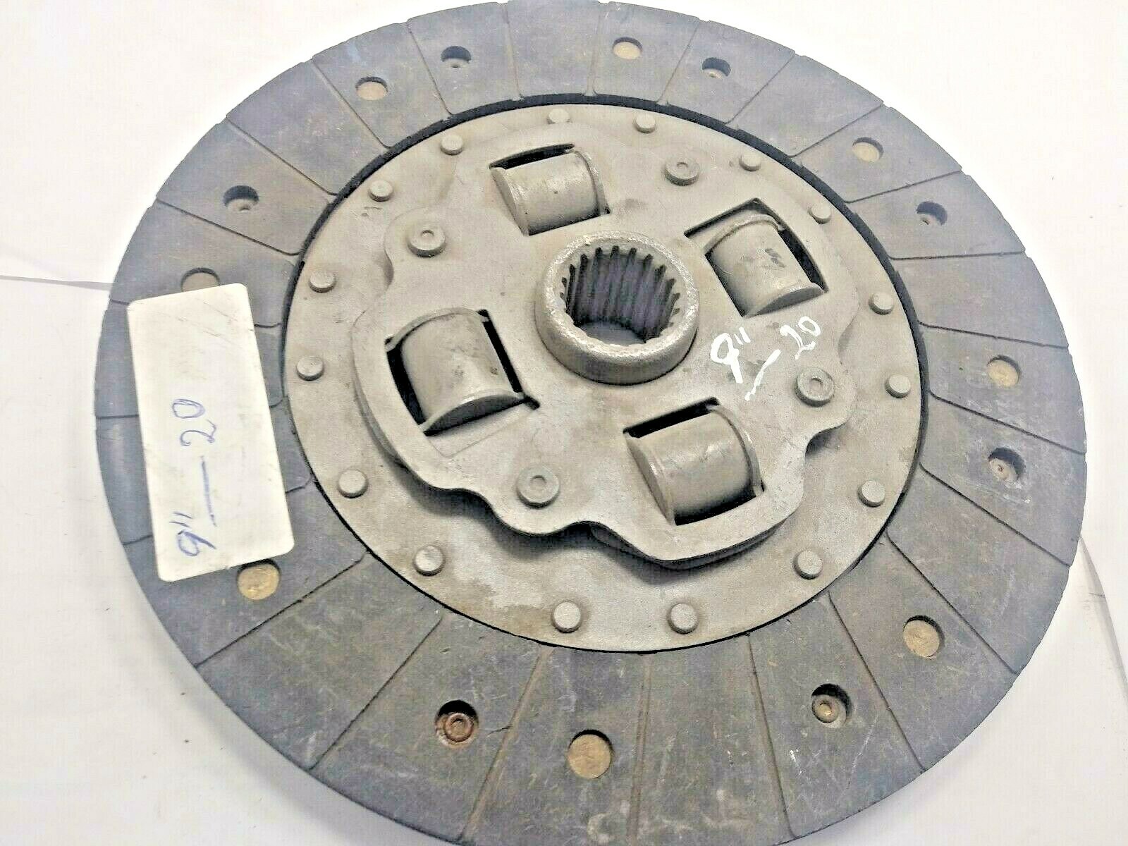 .Standard disc Clutch 9 inch 20 splines inner diameter 26.82 mm approx ...