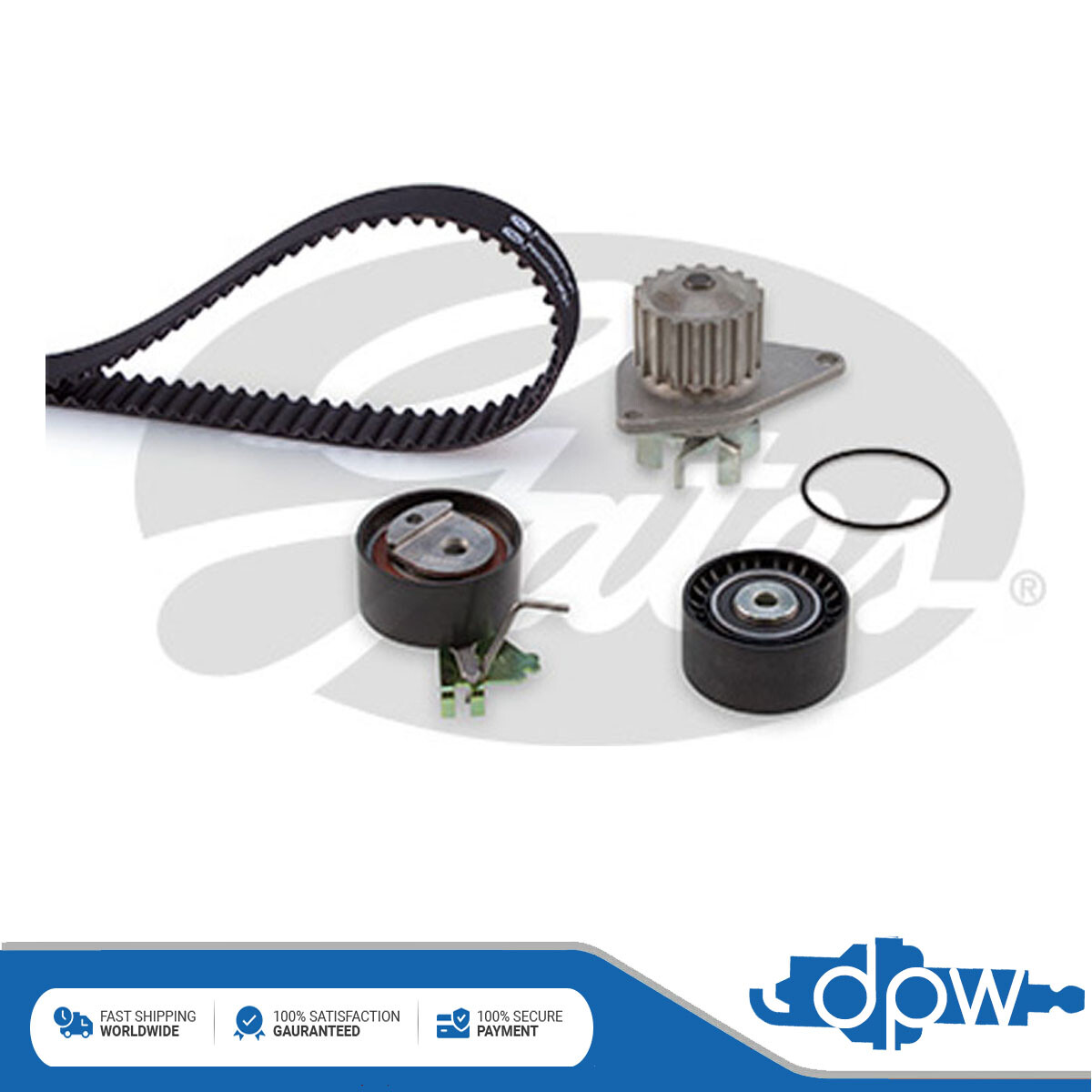 Fits 207 307 206 1007 C4 C3 C2 1.4 Timing Cam Belt Kit + Water Pump DPW ...