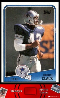1988 Topps #265 Darryl Clack Dallas Cowboys Football Card | eBay