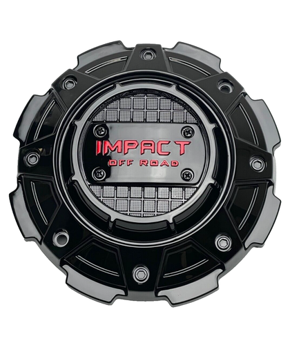 Impact Off Road Gloss Black/Red Logo Wheel Center Cap SD02-SG F20P424A-6 SD02 | eBay