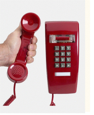 Analog Wall Phone w/ Dialpad -- Perfect for Emergency Applications | eBay