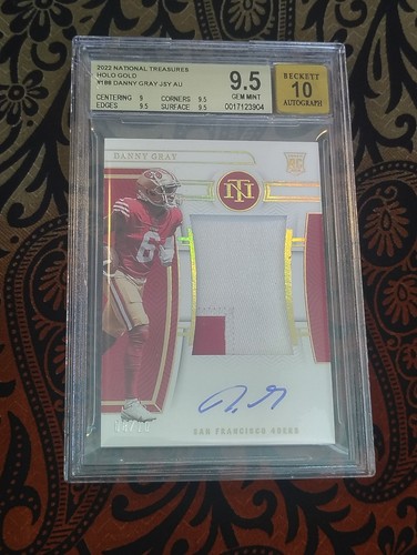 2022 Panini National Treasures - Rookie Patch Autographs Danny Gray ...