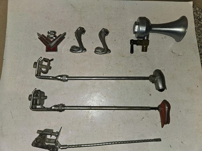 Vintage 50s Car Fender Guides,Curb Feeler,Falcon Air Horn,Ford V8,Cobra ...