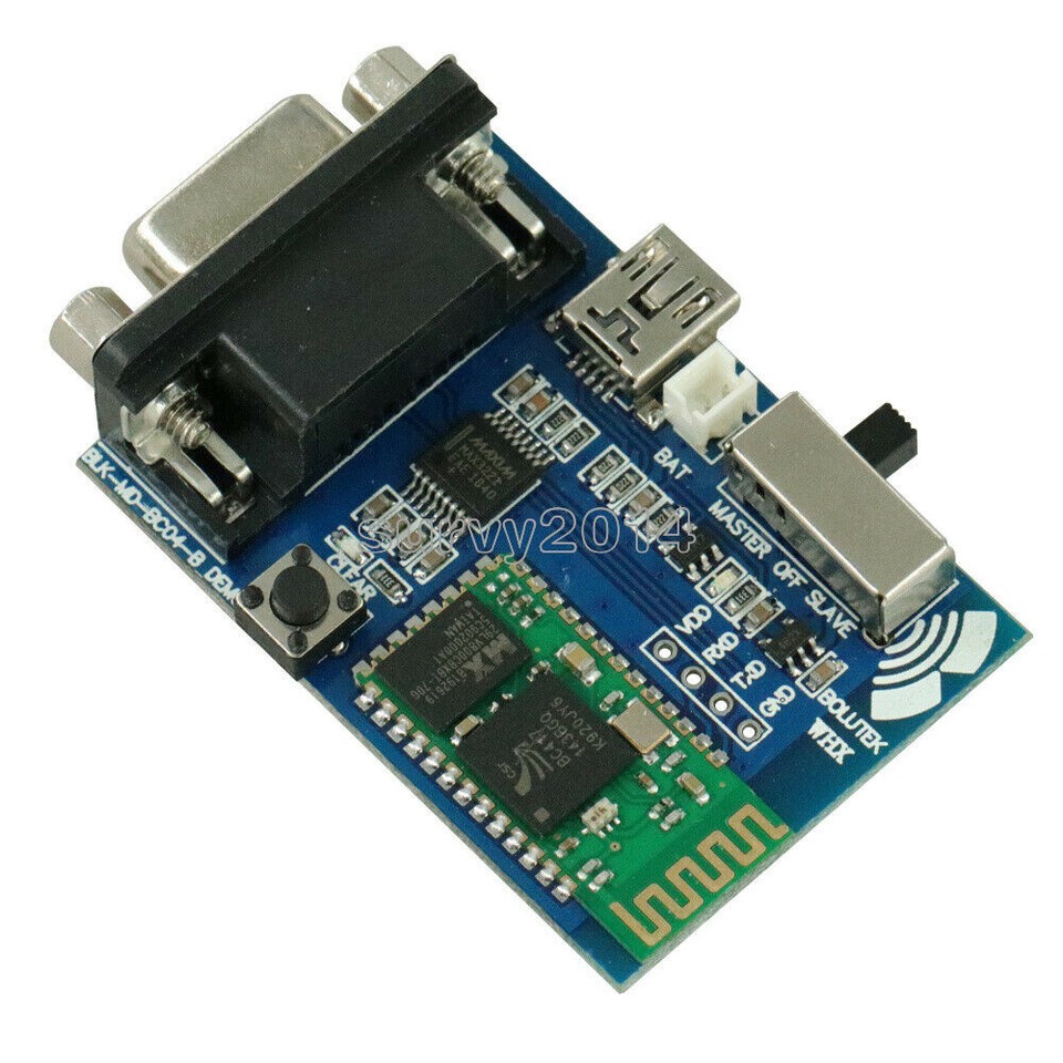 1X RS232 Bluetooth Serial Adapter Communication Master-Slave Module 5v ...