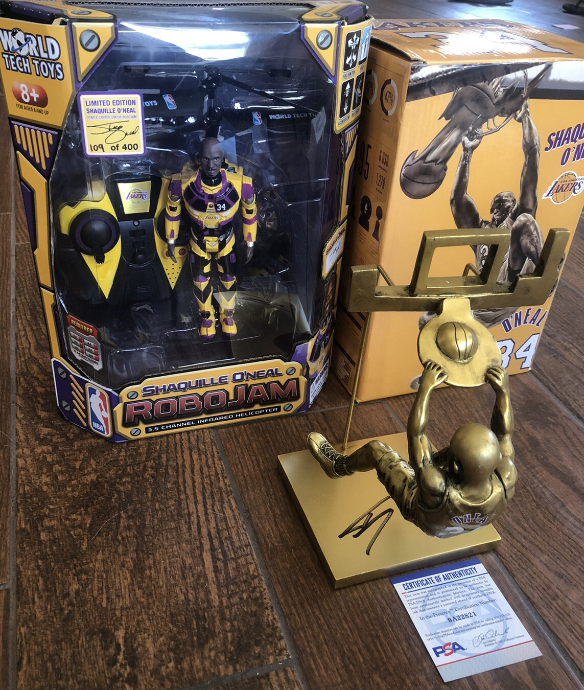 LA Lakers Shaquille O’Neal Limited Edition Robo Jam Figure & Signed ...
