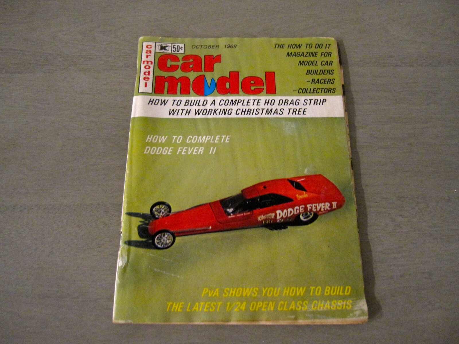 VINTAGE CAR MODEL MAGAZINE OCTOBER 1969 | eBay