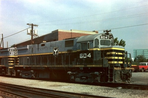 Belt Railway 604 ALCO C424 Locomotive Chicago Area 2 Color Negative ...