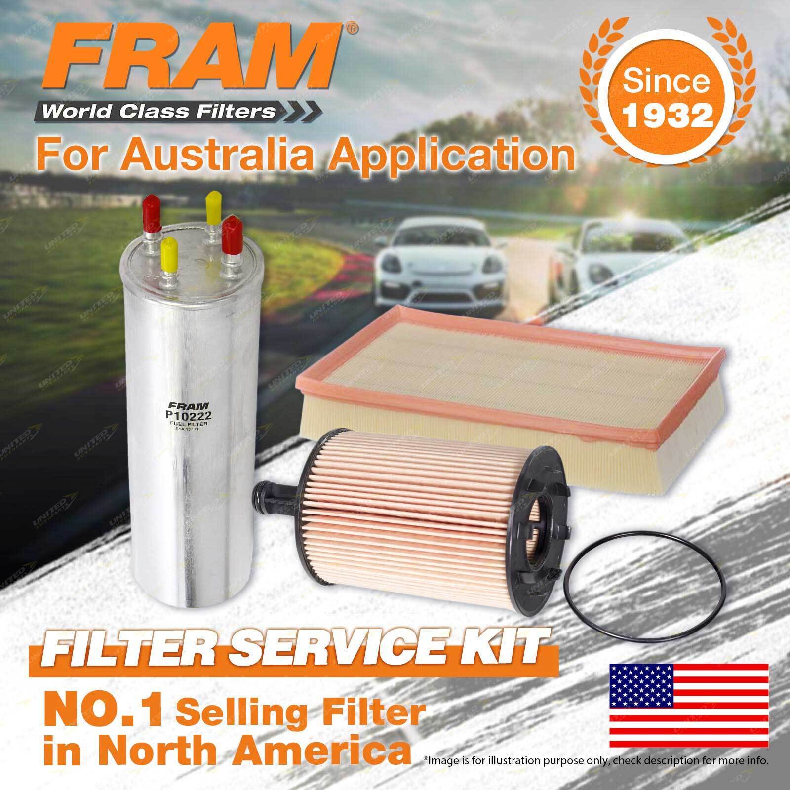 Fram Oil Air Fuel Filter Service Kit for Volkswagen Transporter T5 AXD ...