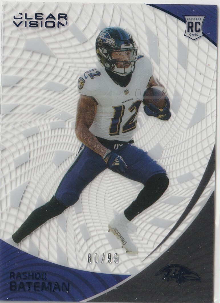 2022 Panini Chronicles Clear Vision RC Rashod Bateman # CVR-16 88/99 | eBay