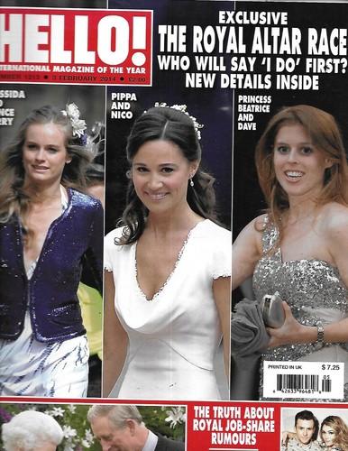 Hello Magazine Pippa Middleton Prince Harry Princess Beatrice Queen ...
