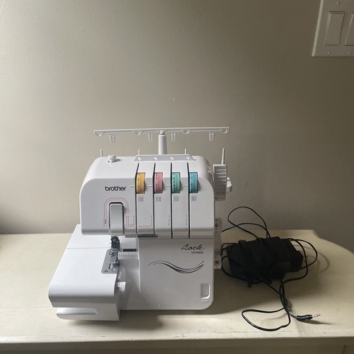 Brother 1034DX Serger Heavy Duty White Overlock Machine W/ Power Pedal ...