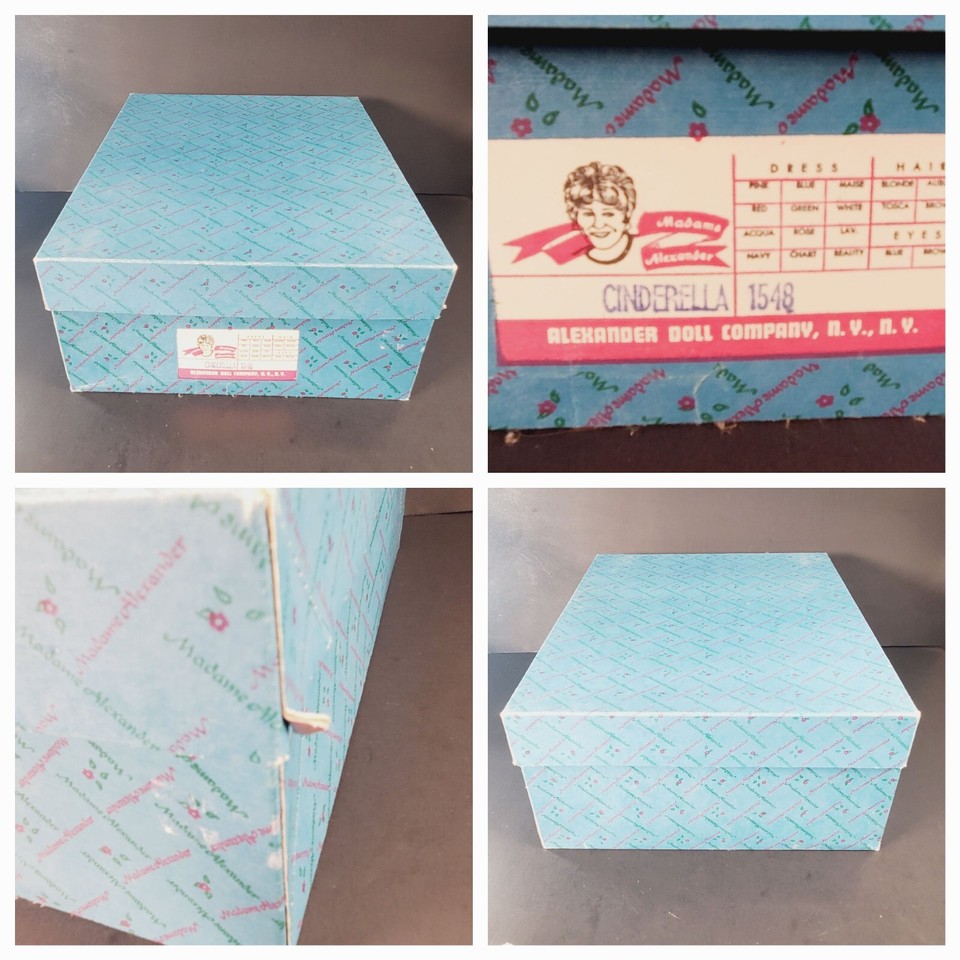 VTG 13" CINDERELLA #1548 Doll Madame Alexander Doll w/ Tag/Box | eBay