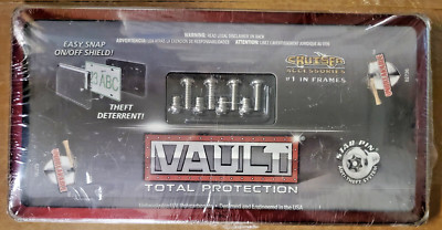 Vault Total Protection License Plate Cover Protector Red/Clear 62736 | eBay