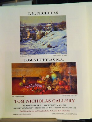 TOM NICHOLAS ART PIECES VTG ORIG 2014 ADVERTISEMENT | eBay