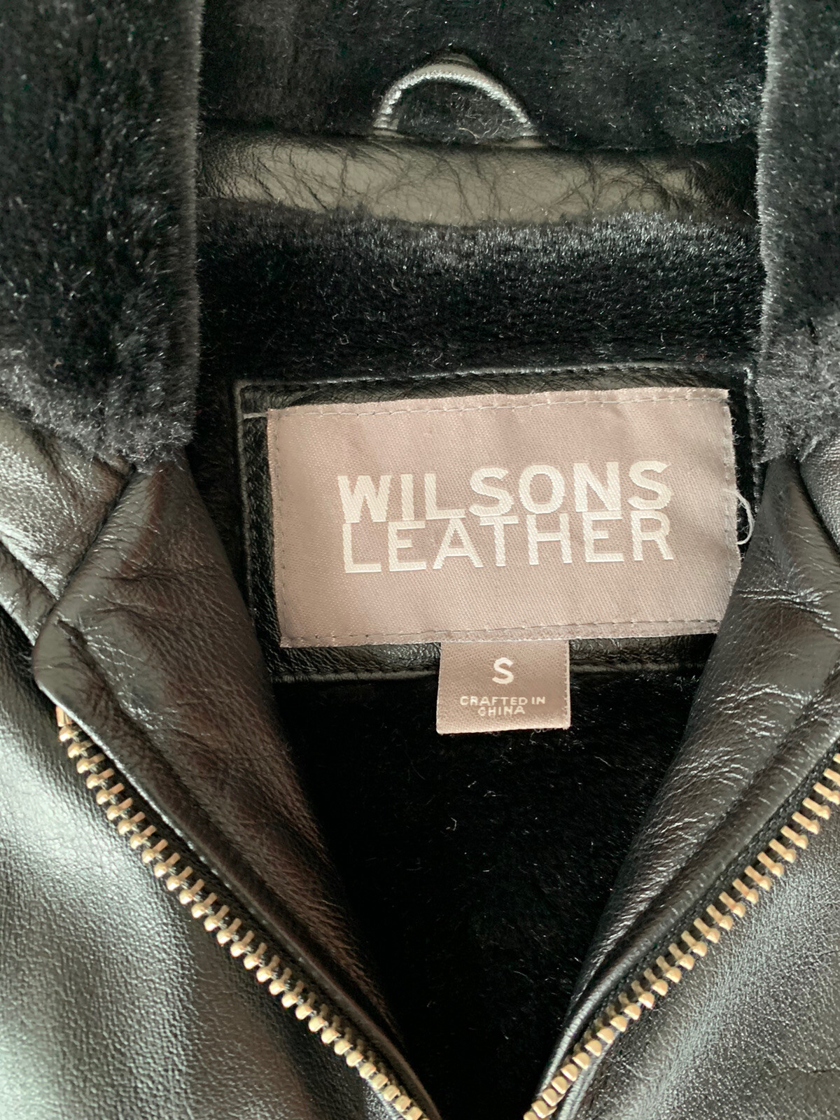 Wilson Leather Coat Shacket Jacket Men Size Small - Gem