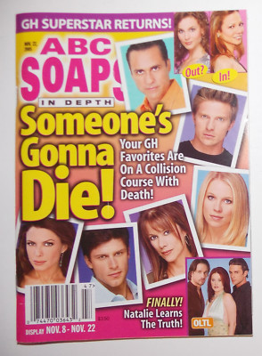 ABC Soaps In Depth Nov 22 2005 Full Magazine Back Issue Burton Benard ...