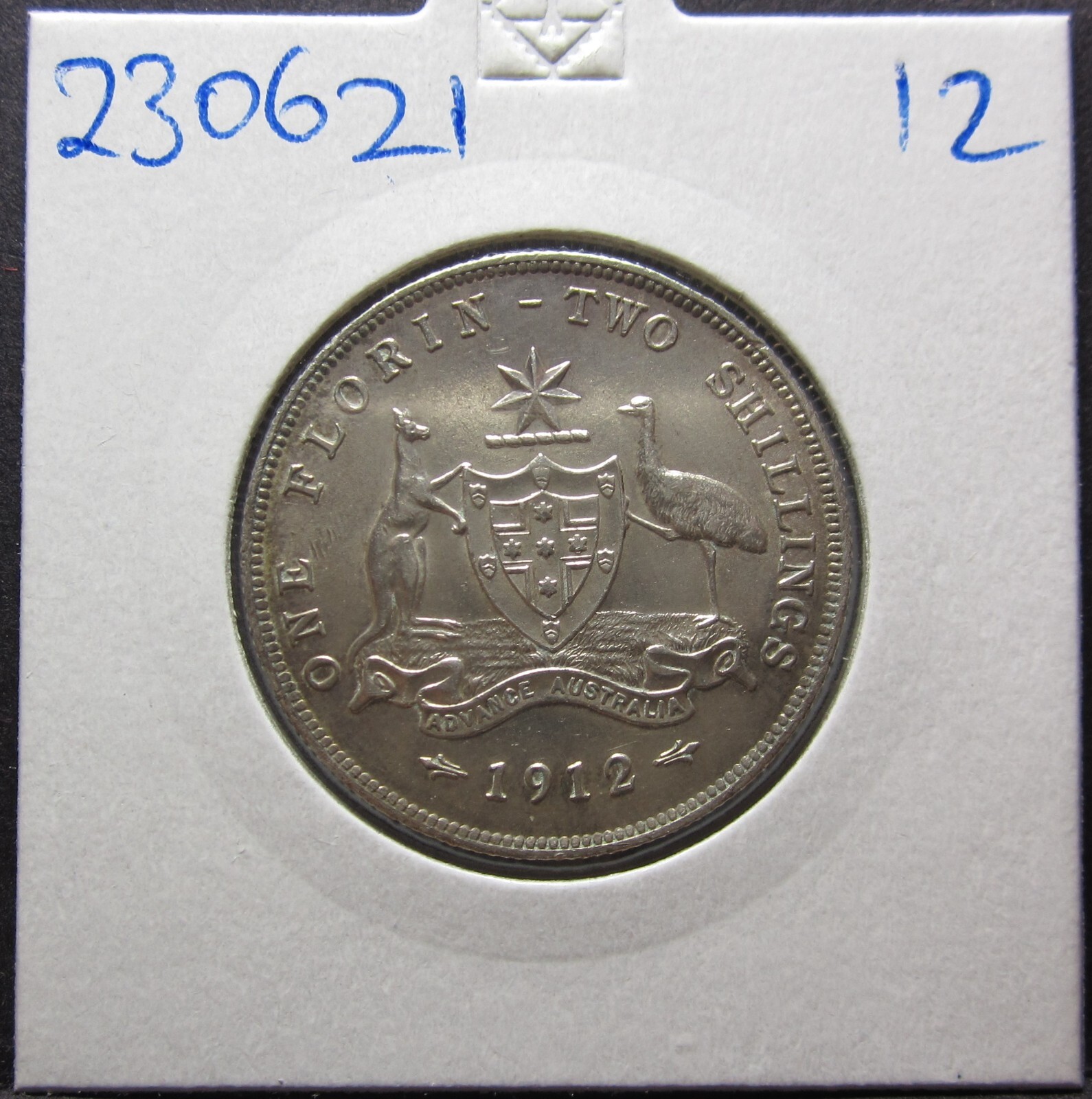 1912 Australia Florin Two Shillings 2/- #230621 | eBay