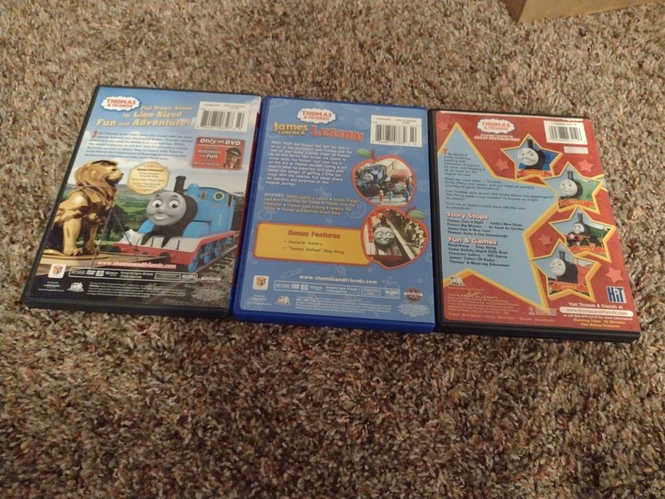 thomas and friends 3 dvd lot ( with offers ) | eBay