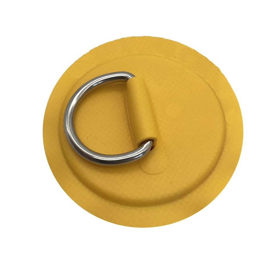 6 Pieces Pad/Patch D Rings for PVC Inflatable Boat Canoe Raft Stainless ...
