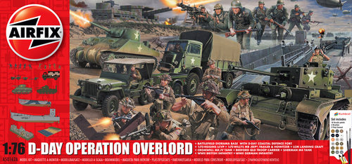 New A50162A Airfix 1:72nd Scale D-Day "Operation Overlord" Diorama Gift ...