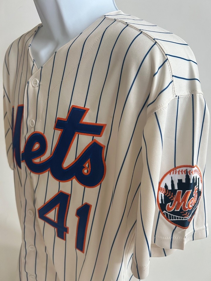 Tom Seaver # 41 1969 New York Mets MLB Jersey Size Large | eBay
