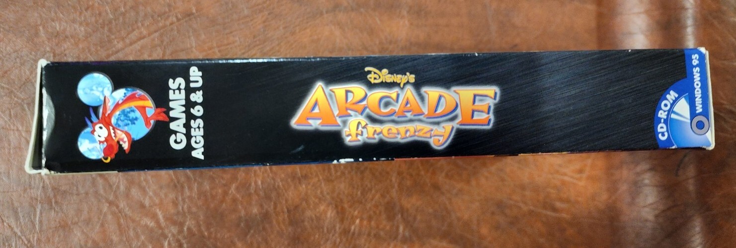 VTG Disney's Arcade Frenzy Game CD-ROM For Windows 95 PC open box ...