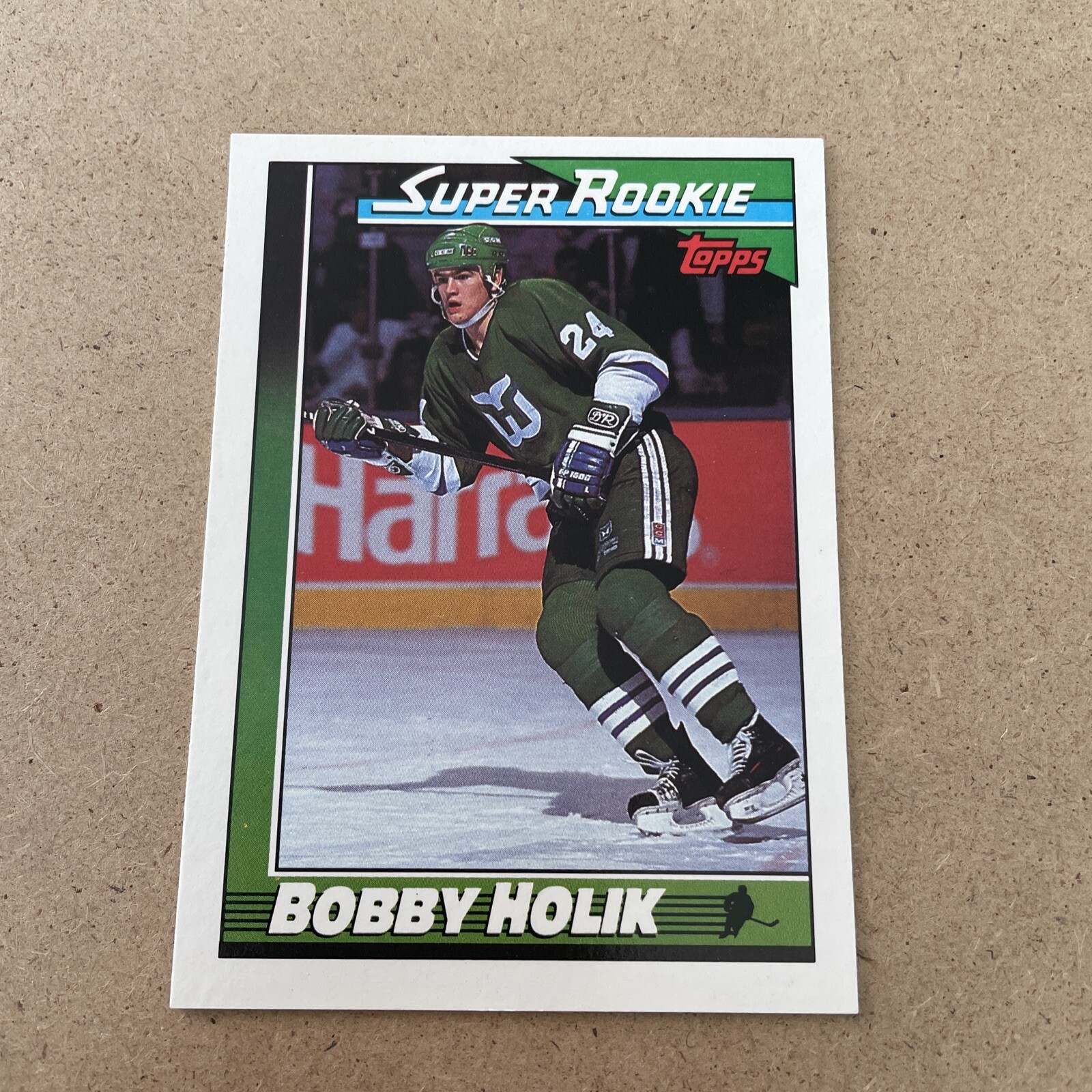 1991-92 Topps Hockey Bobby Holik #7 (RC) Super Rookie | eBay