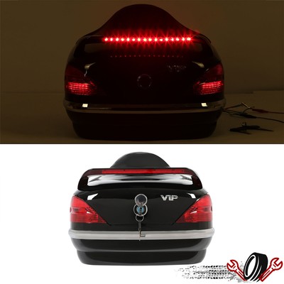 Motorcycle VIP Trunk Luggage Tour Pack Tail Box For Harley Honda Yamaha ...