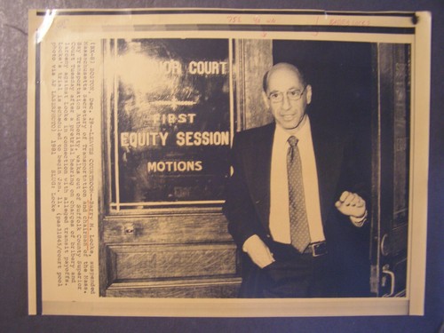 AP Wire Press Photo 1981 Barry Locke After Arraignment Probe Alleged ...