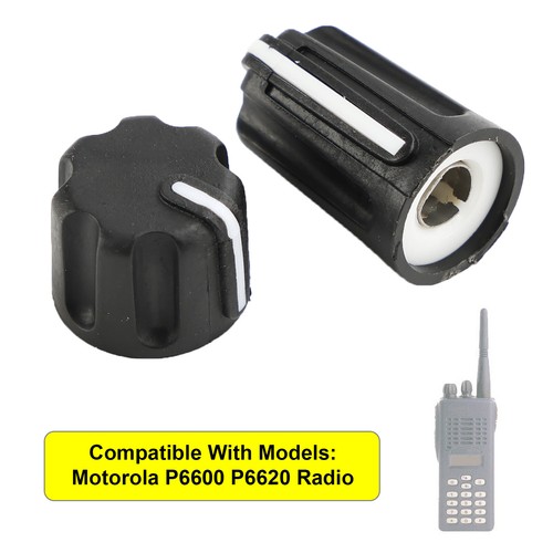 1Set Volume Control & Channel Selector Knob Cap For Motorola P6600 ...