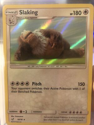 Pokémon TCG Slaking Detective Pikachu 18/18 Regular Rare Near Mint | eBay