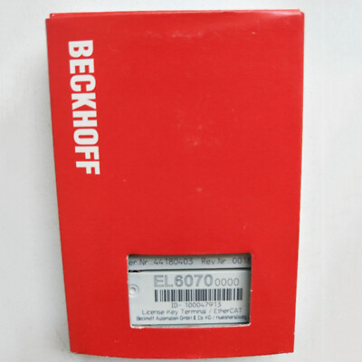 BECKHOFF module EL6070 Fast shipping via DHL or FedEx | eBay