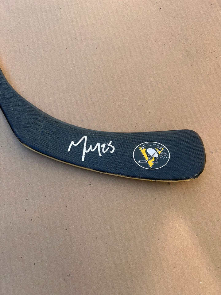 MAX TALBOT Pittsburgh Penguins SIGNED Autographed Hockey Stick COA | eBay