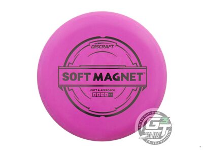 NEW Discraft Putter Line Soft Magnet 160g Dark Pink Black Stamp Putter ...