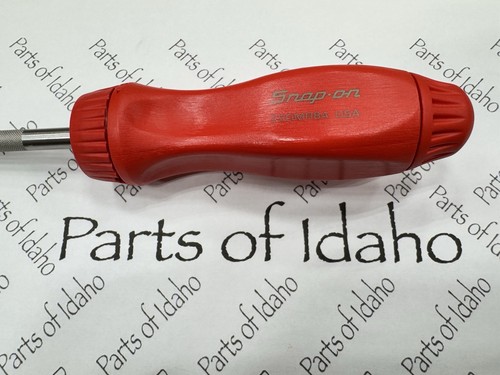 Snap on Tools USA NEW RED Hard Handle Ratcheting Screwdriver SSDMR4B | eBay