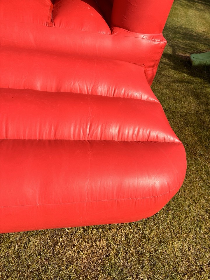 Adult Red Bouncy Castle 12ft x 15ft and blower Used | eBay UK