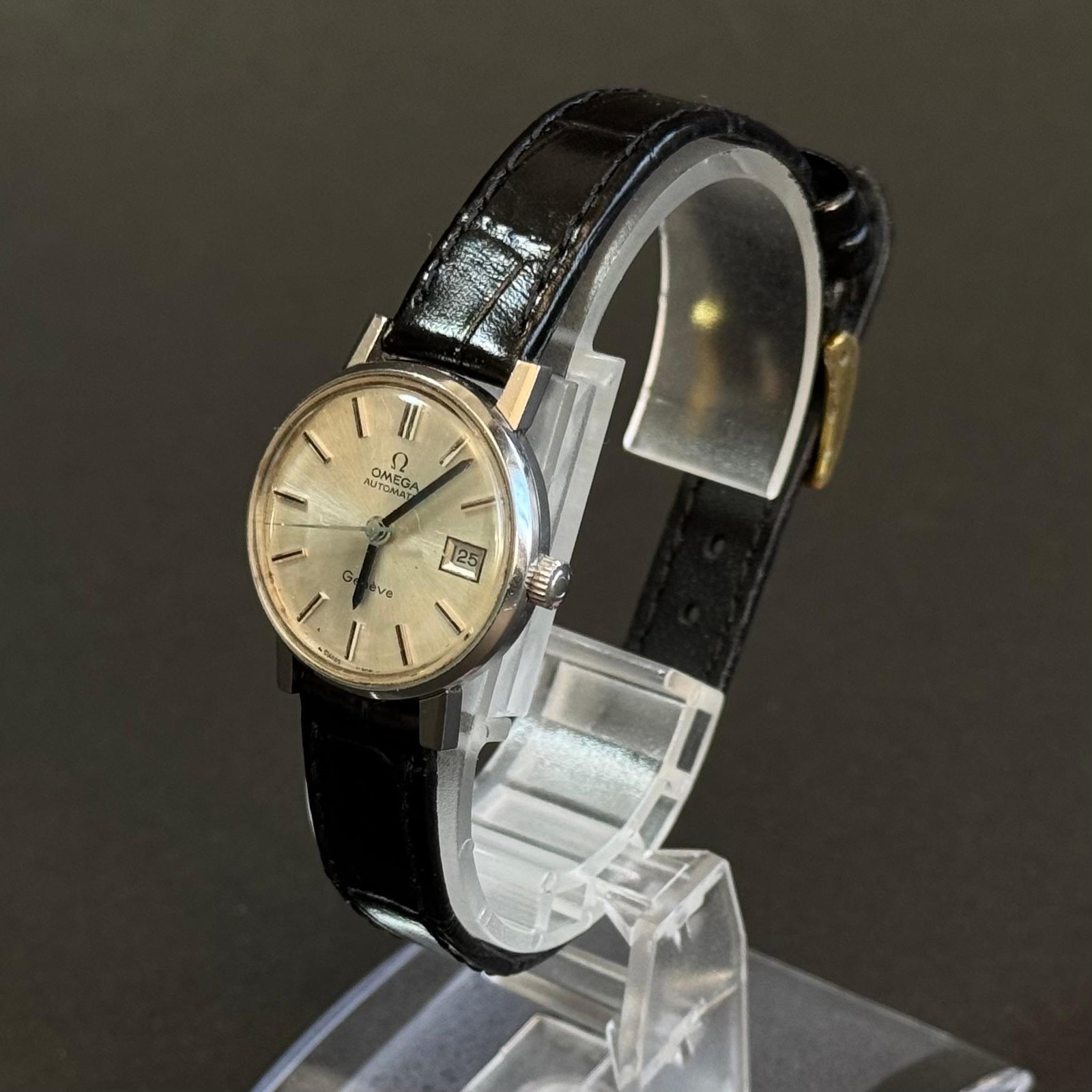 OMEGA Geneve Women's Automatic Round Silver W24mm Vin… - Gem
