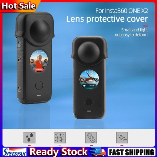 Silicone Lens Protective Cap for Insta360 ONE X2 Sports Camera Lens ...