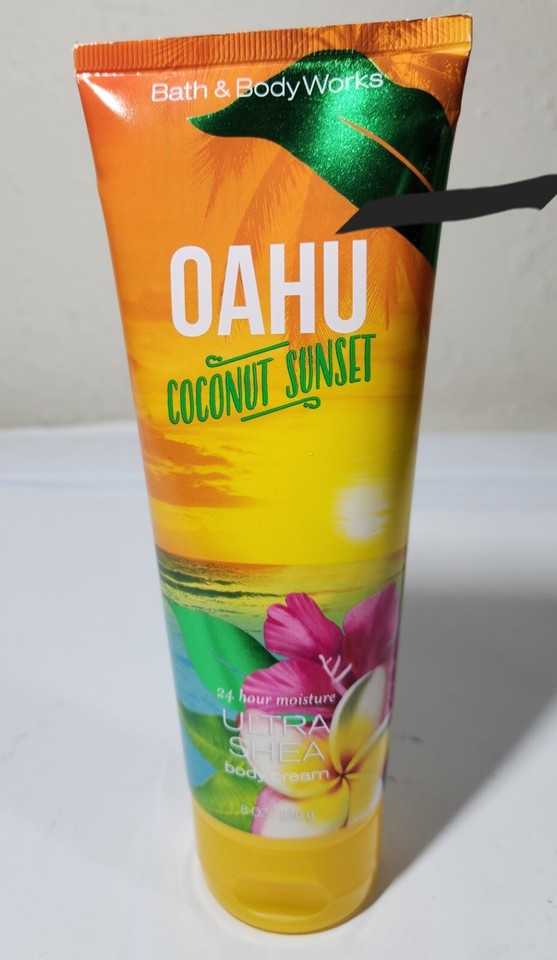 BATH & BODY WORKS Oahu Coconut Sunset Body Lotion 8 oz Vitamin E Shea ...