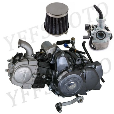 Lifan 125cc Engine Motor Semi Auto + PZ22 Carburetor + Air Filter fr ...