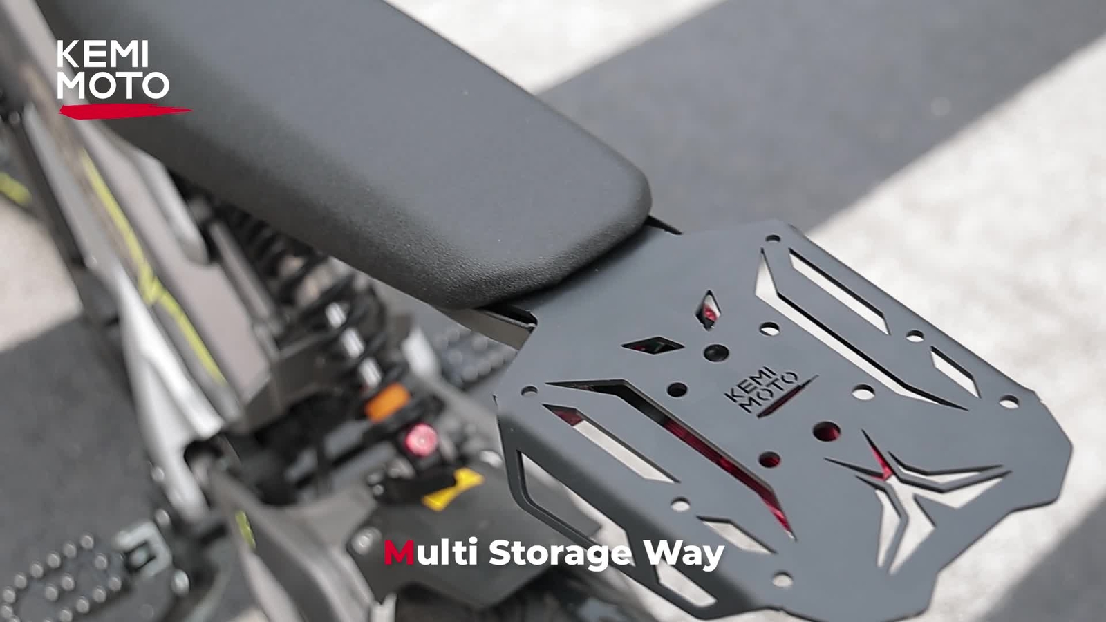 KEMIMOTO Mortorcycle Rear Luggage Rack Carrier For Talaria Electric ...