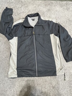 Nike Mens Windbreaker Gray Jacket Size XXL RFC NME 920220 KL4 | eBay