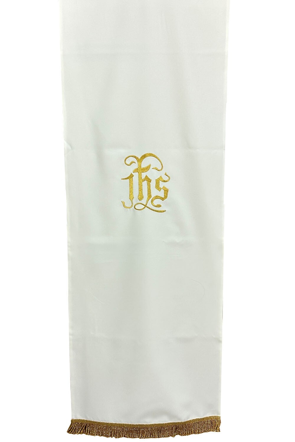 Lectern Fall/white/ embroidery/ plain fabric/golden fringe | eBay