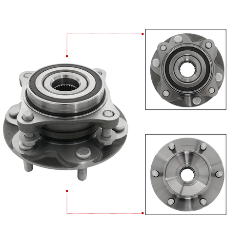 Front Wheel Hub Bearing Assembly For Lexus Gx460 Gx470 Toyota 4runner ...