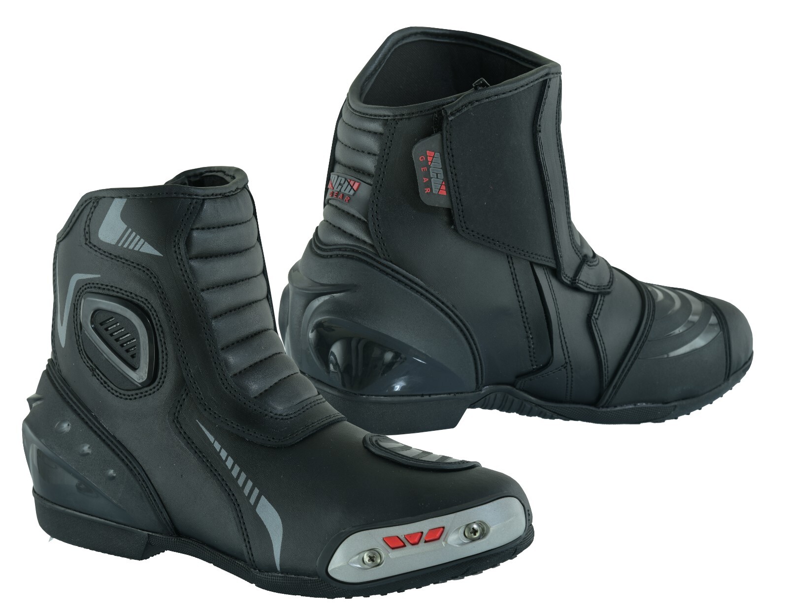 REAL LEATHER HIGH TECH MENS SHORT MOTORBIKE MOTORCYCLE RACING SPORTS ...