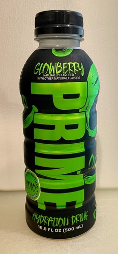 ULTRA RARE HOLO Prime Glowberry Limited Edition Hydration Drink - NEW ...