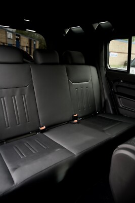Land Rover Defender 110 Commercial L663 Rear Seat Conversion - Leather ...