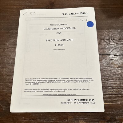 Manuals & Books - Calibration Procedure